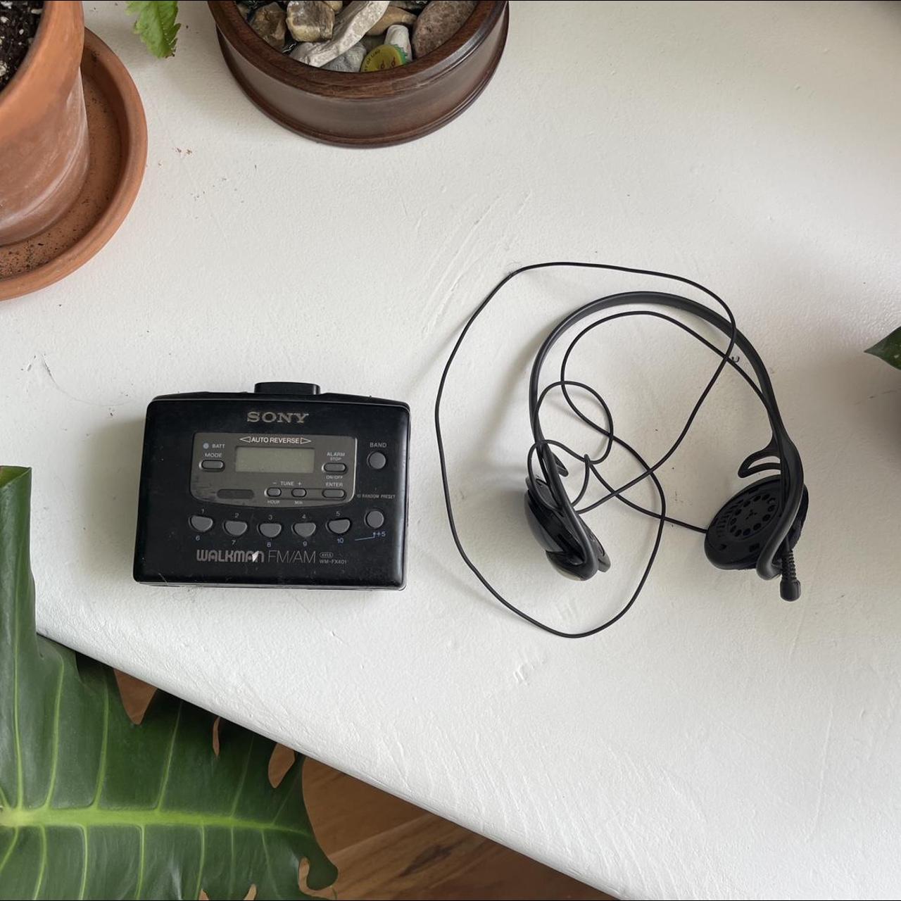 Vintage Sony Walkman with original headphones -... - Depop