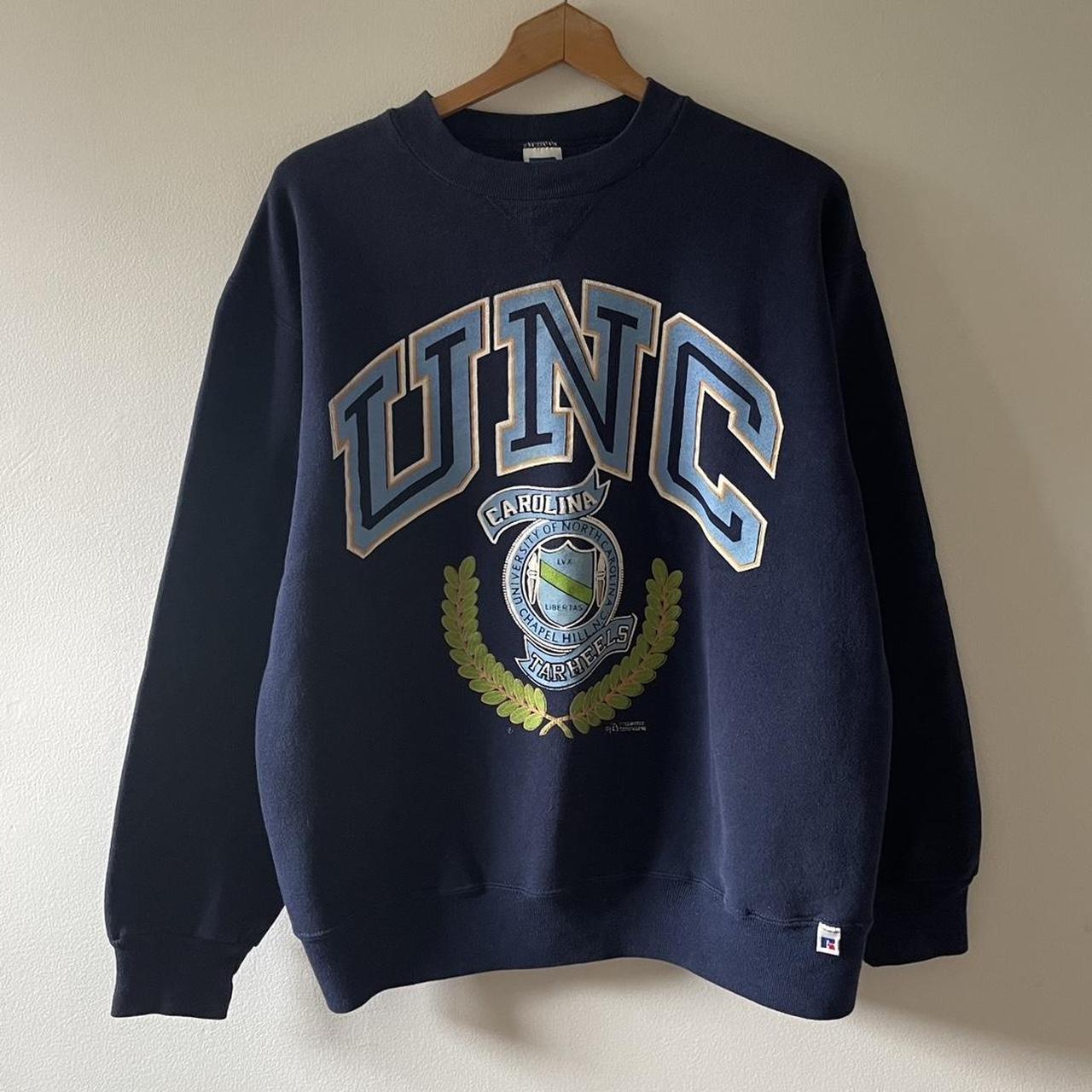 Vintage North Carolina Tar Heels Sweatshirt UNC... - Depop