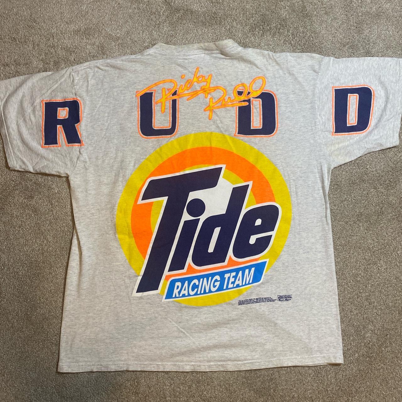 Vintage NASCAR Tide Racing Team Tee-Shirt Size... - Depop
