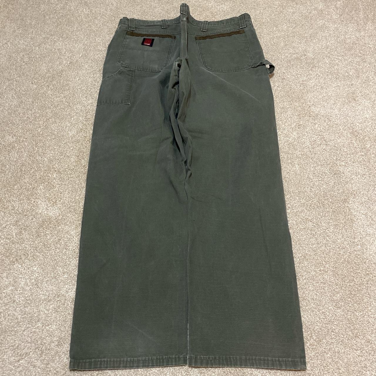 Vintage Wrangler Riggs Carpenter Pants Size... - Depop