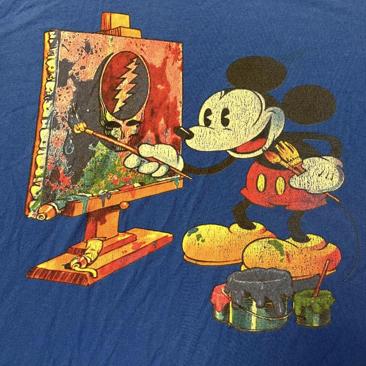 Vintage Rare Grateful Dead x Mickey x Bob Ross... - Depop