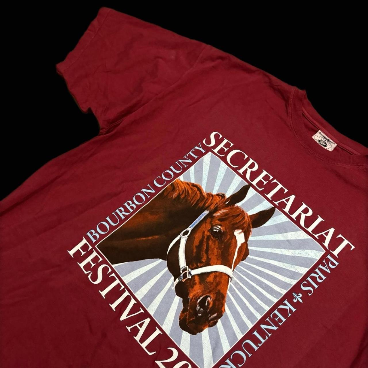 Vintage Retro Secretariat Horse Festival T-Shirt,... - Depop