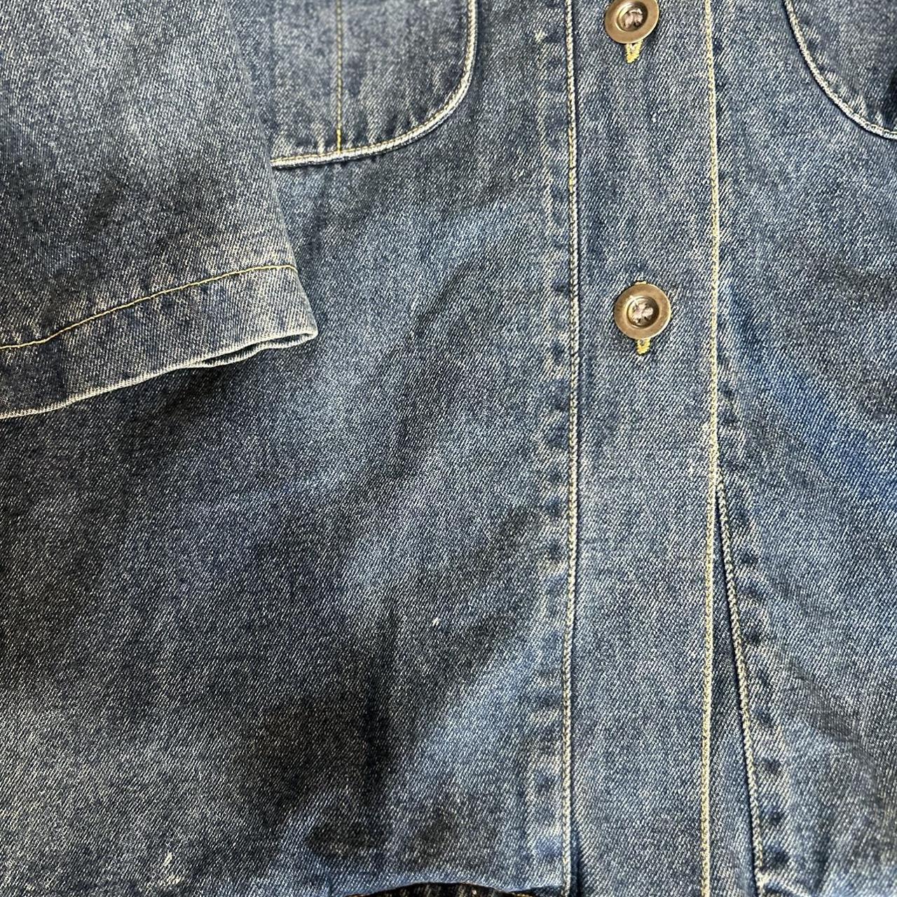 VTG Denim Chore Coat Seriously the most perfect... - Depop