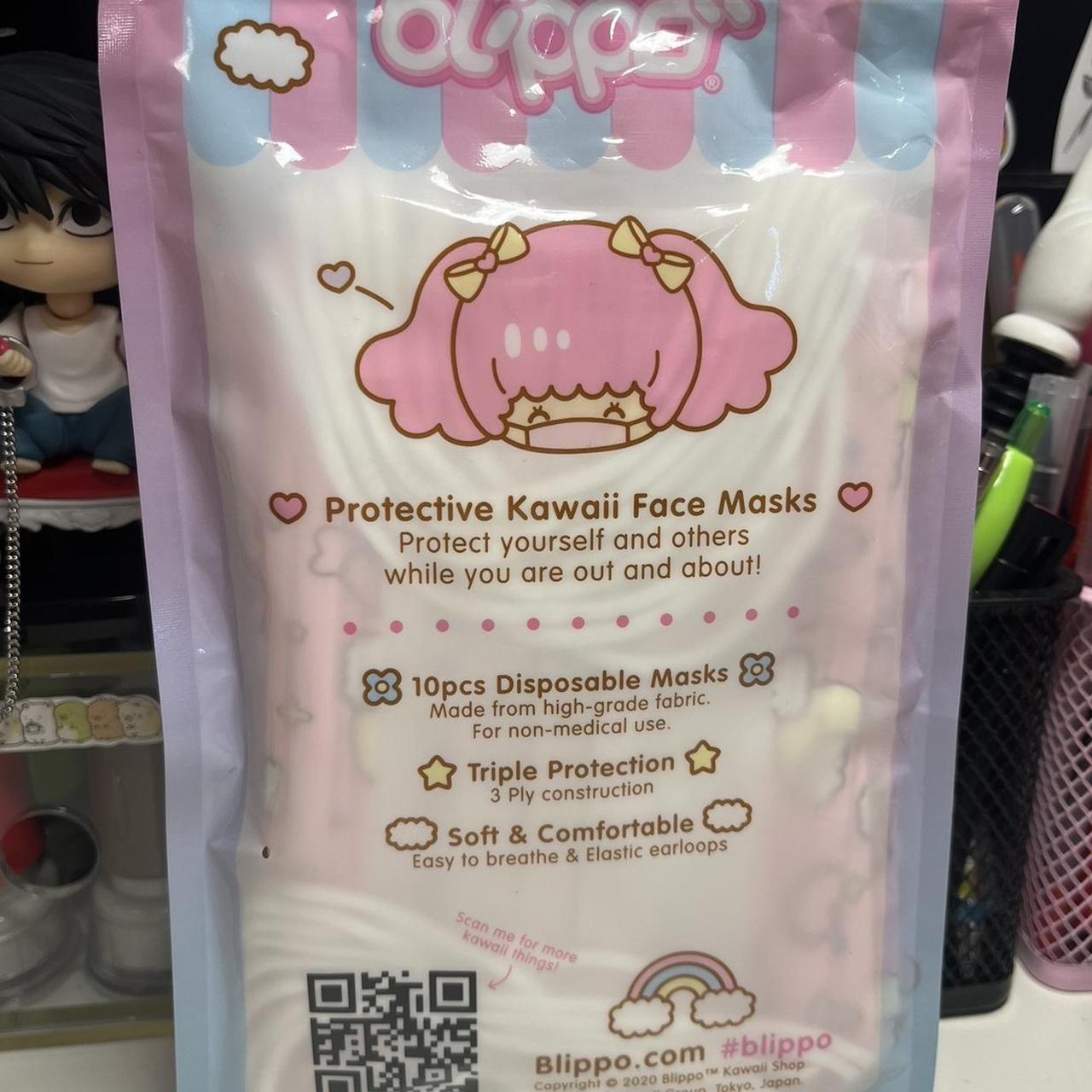 Set of 10 Kawaii face masks Unopened Send... - Depop