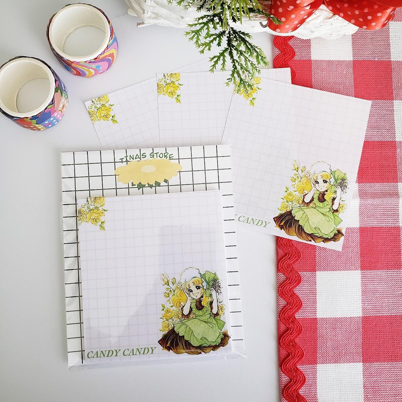 Candy candy memo pad Size: 90×80 mm A pack total is... - Depop