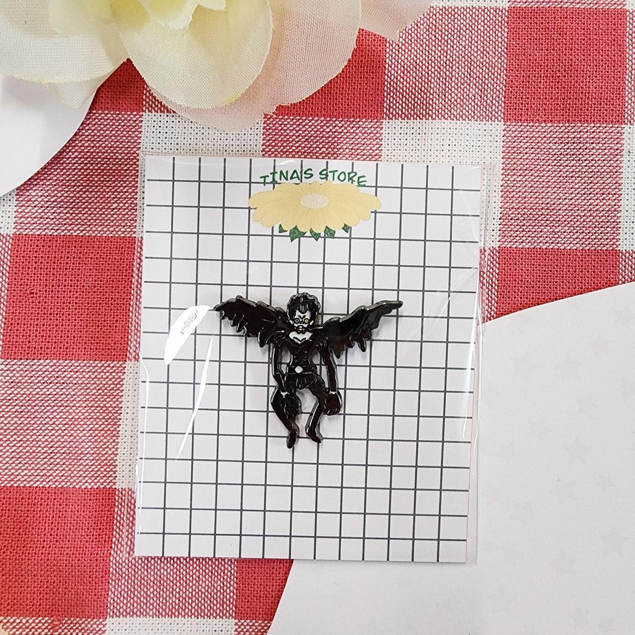 Death note enamel pin Size: 1.4" Freebies for all... - Depop