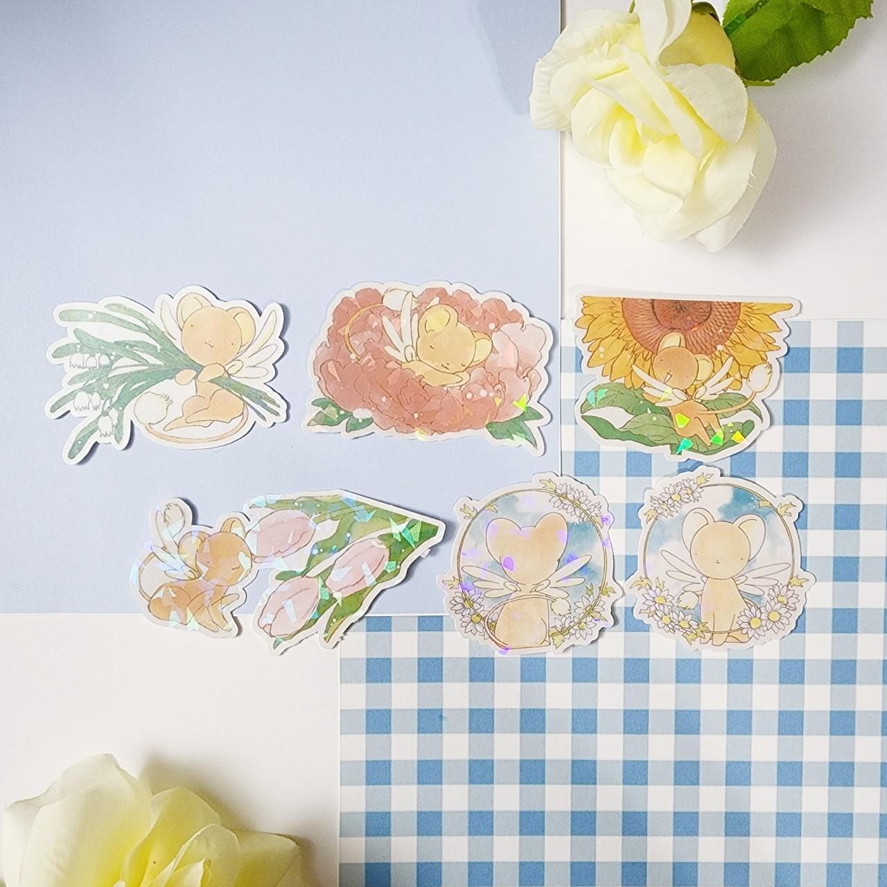 Waterproof/holographic Keroberos sticker pack A... - Depop