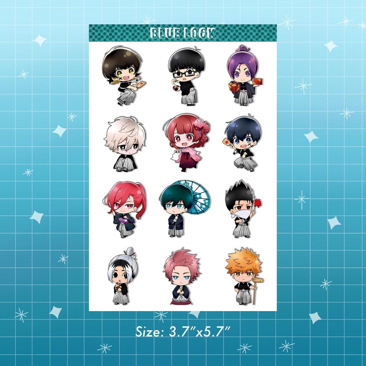 Blue lock matte sticker sheet Size:... - Depop