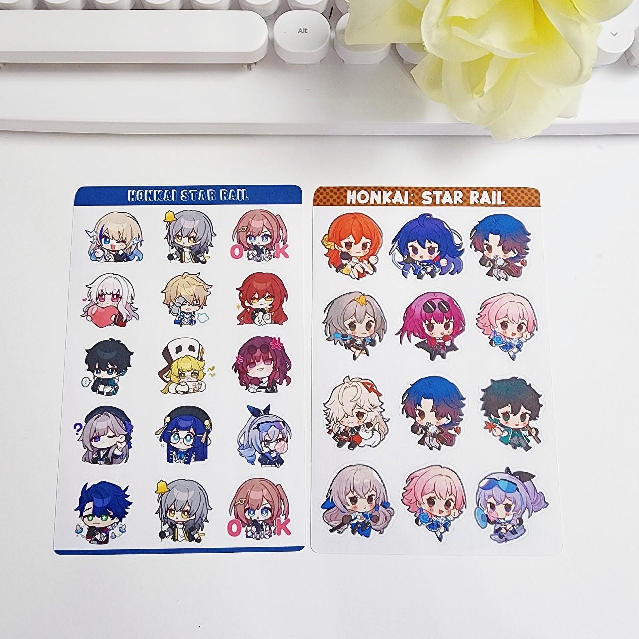 Honkai star rail sticker pack ( 7... - Depop