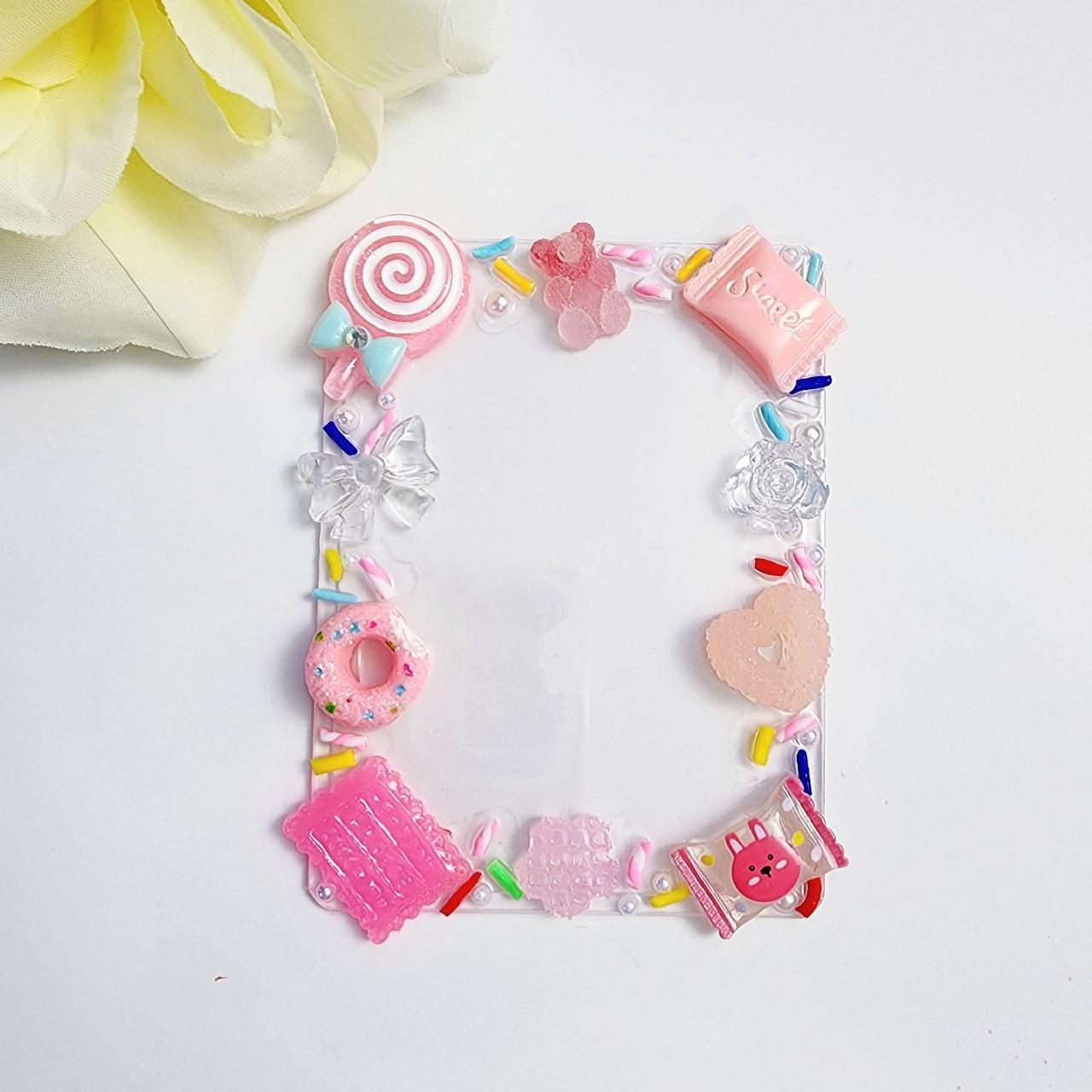 Decorated Toploader Handmade with love! Freebies on... - Depop