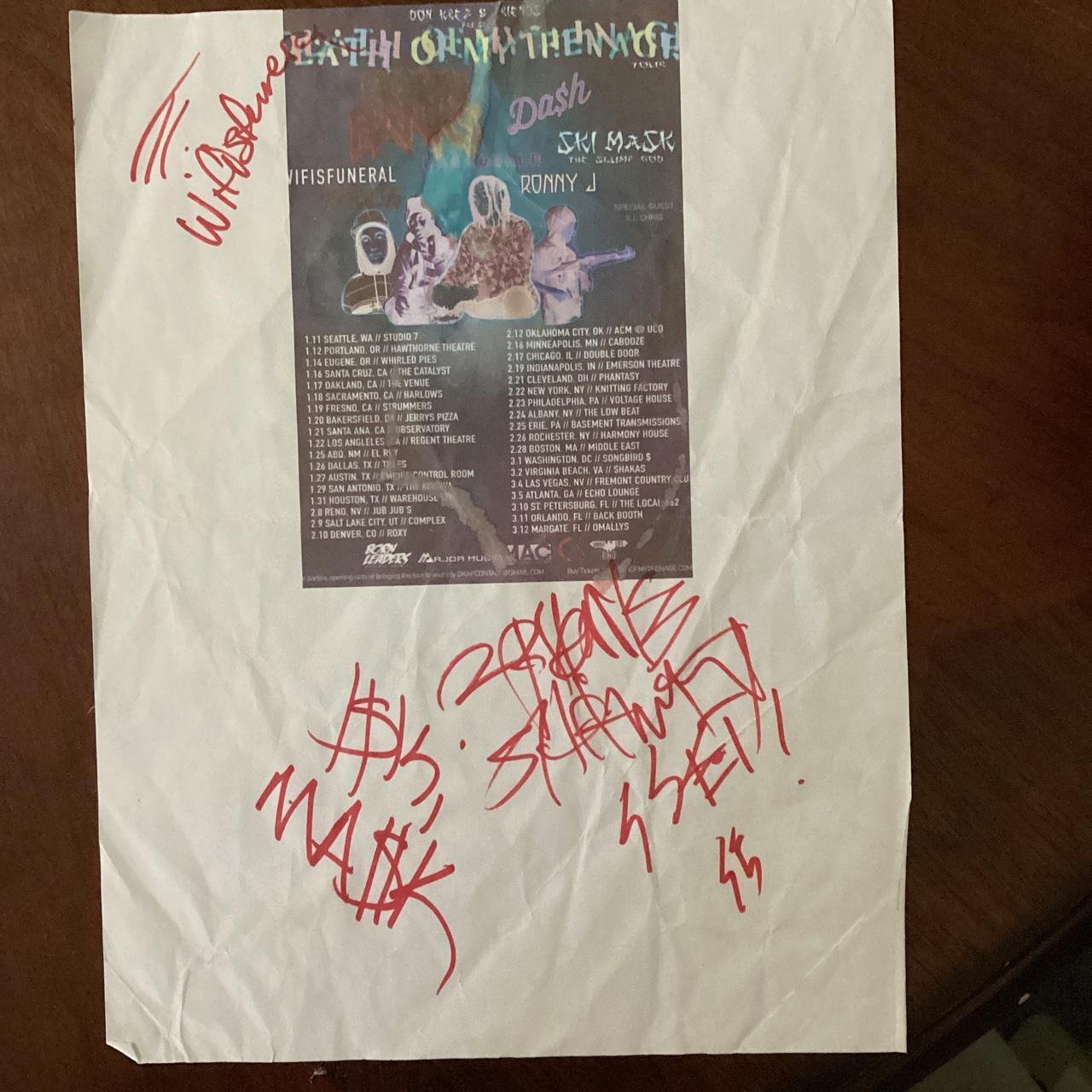 Robb bank$ ski mask the slump god & wifisfuneral... - Depop