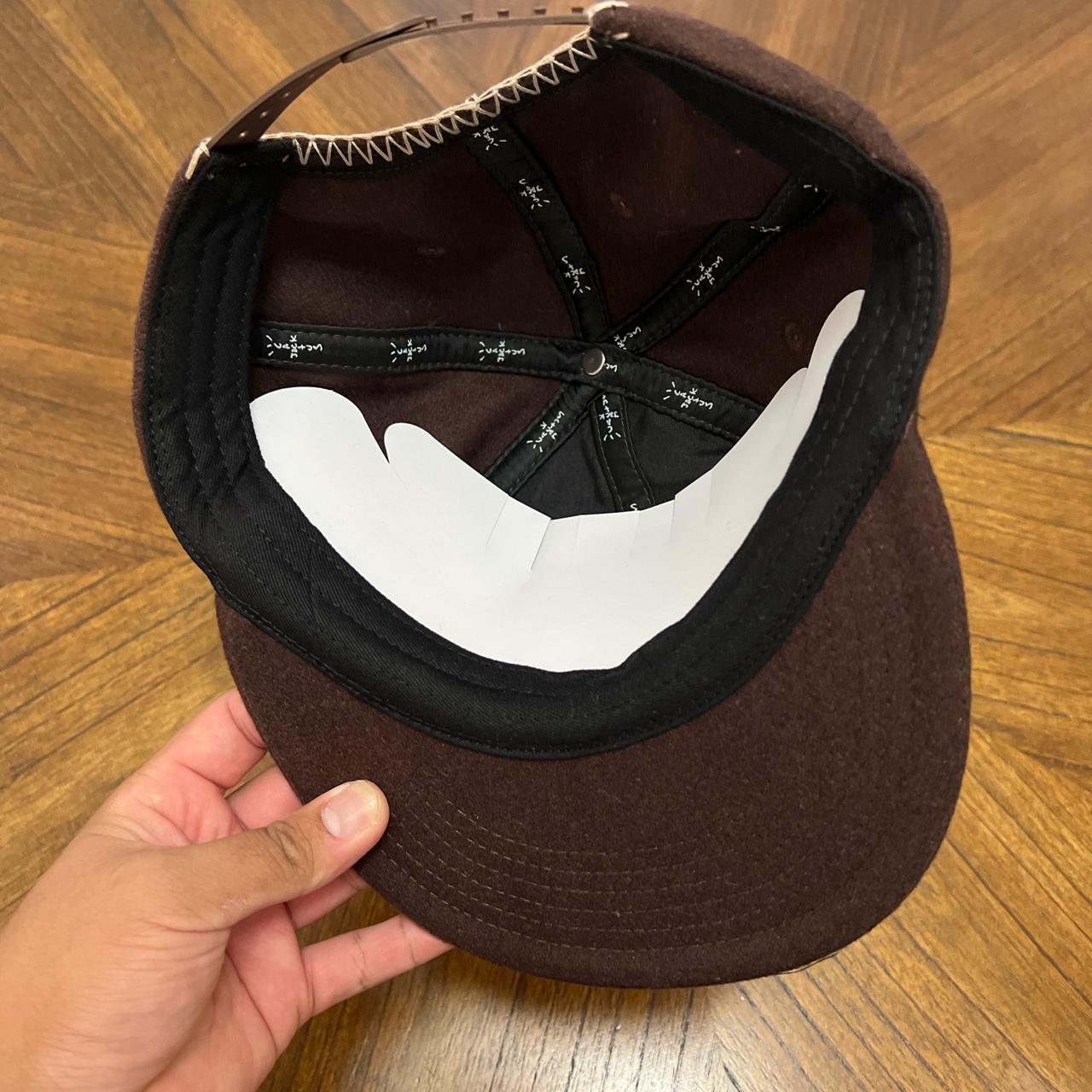 Travis Scott CJ Hat SS22 Color: Brown, Red CJ... - Depop