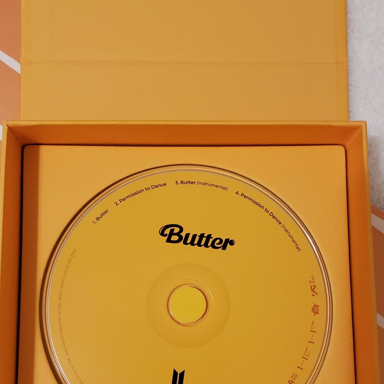 BTS. BUTTER CD. 4 songs. 1. Butter. 2. Permission to... - Depop