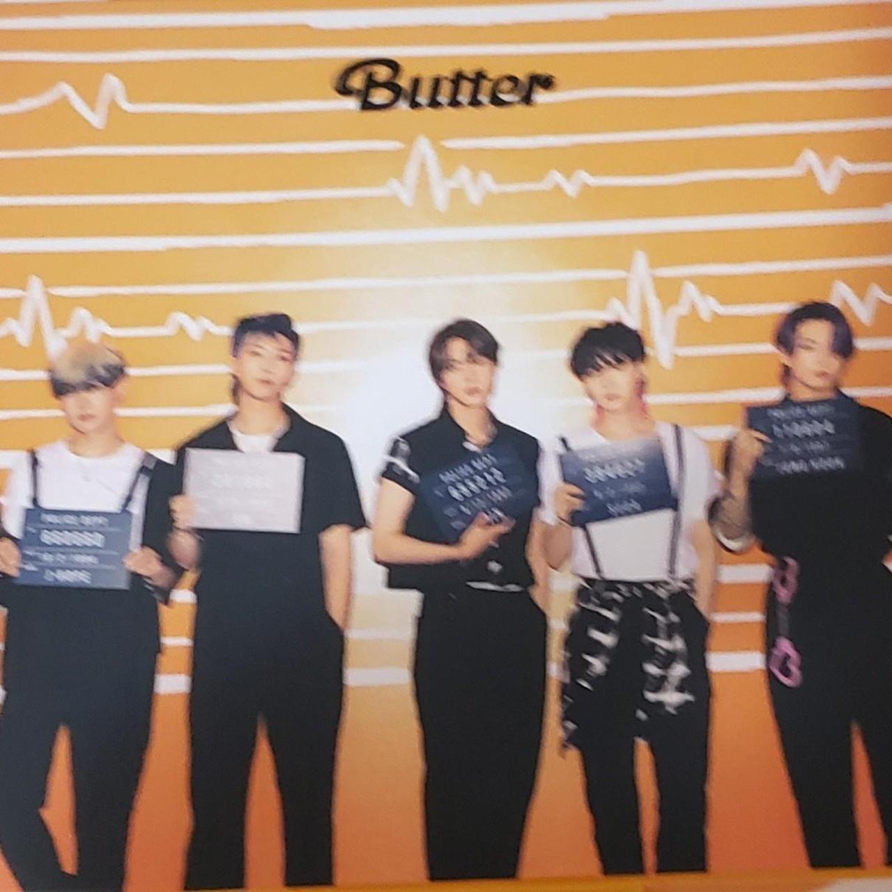 BTS. BUTTER CD. 4 songs. 1. Butter. 2. Permission to... - Depop