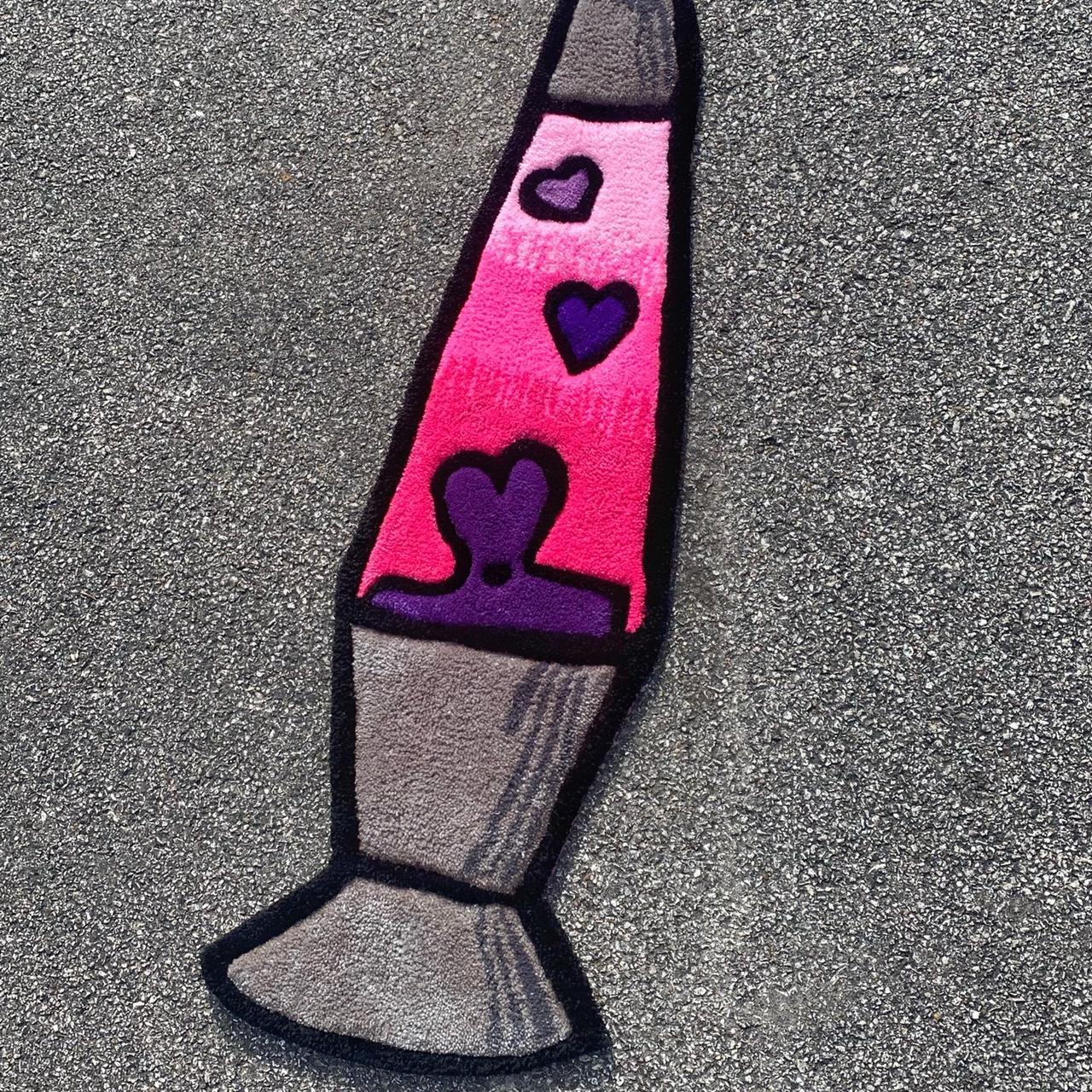 . 💕 🌋LAVA LAMP Rug 🌋💕 Super dope Tufted Lava Lamp... - Depop