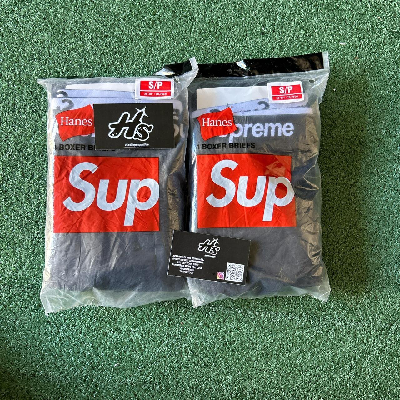 Supreme boxer briefs 4 pack Black 4 per pack $45... | Depop