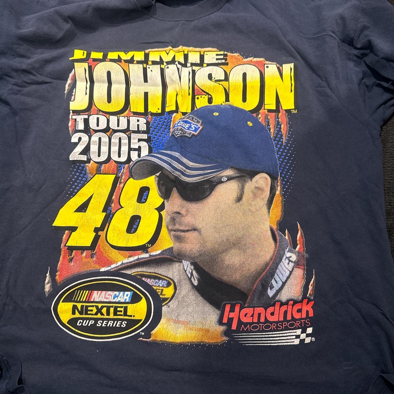 Vintage nascar Jimmy Johnson t-shirt - Depop