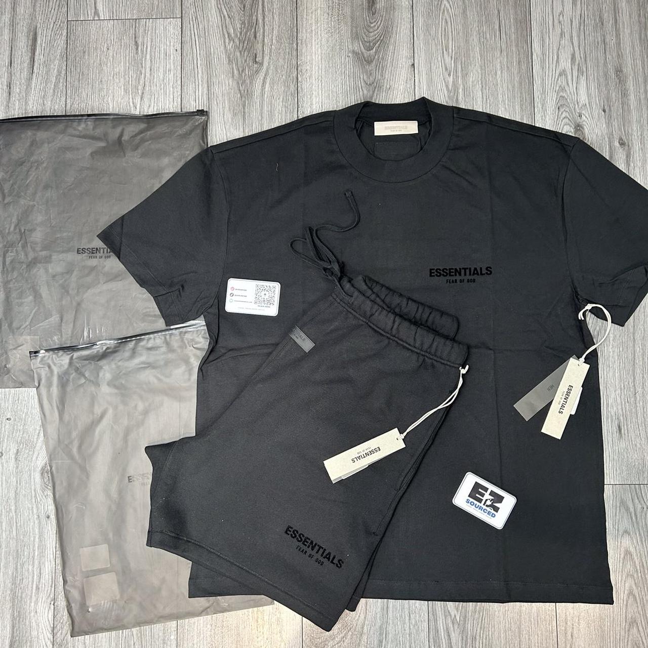 Essentials FOG Black Short set 🆕 - New with bag and... - Depop