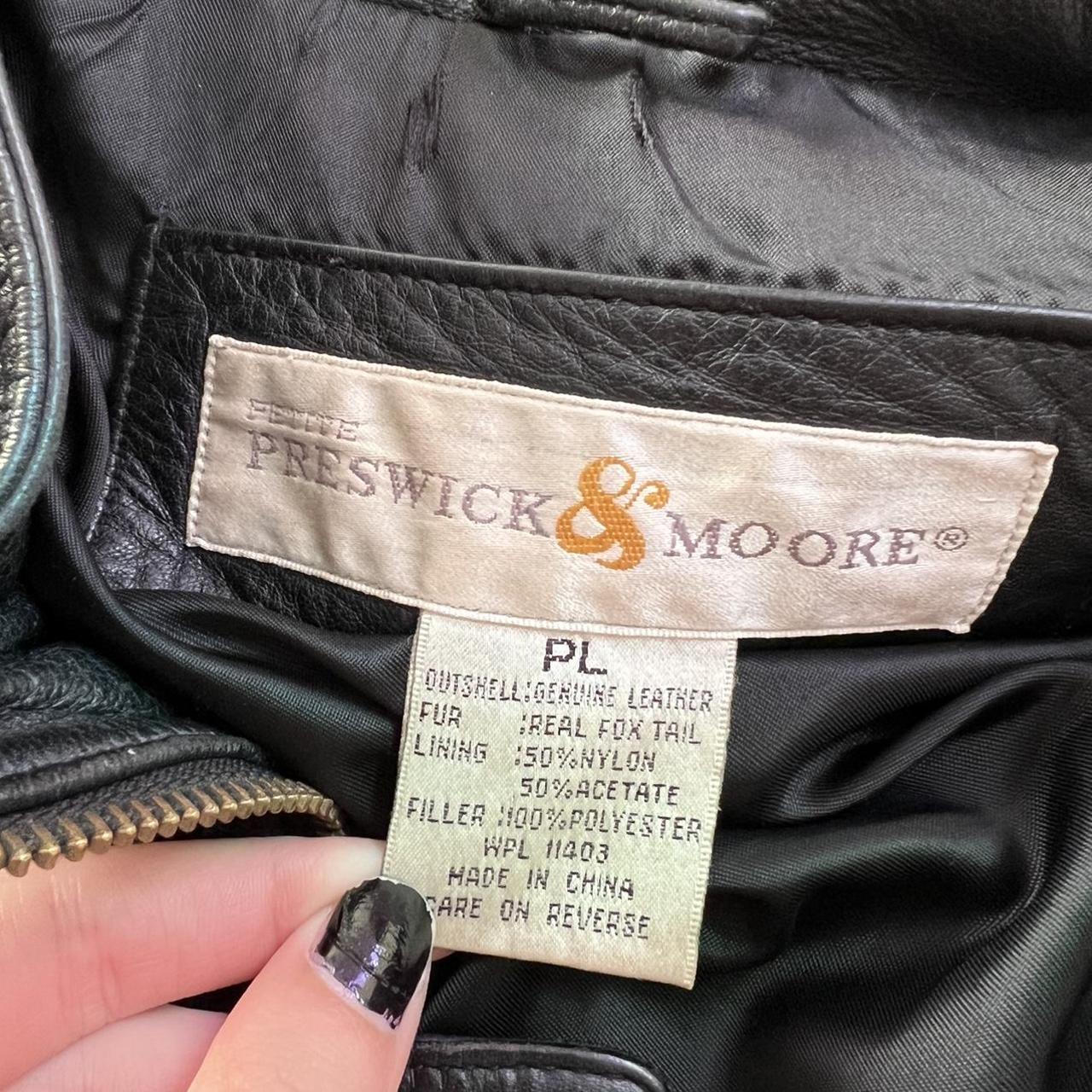 thrifted leather jacket very heavy and warm and... - Depop