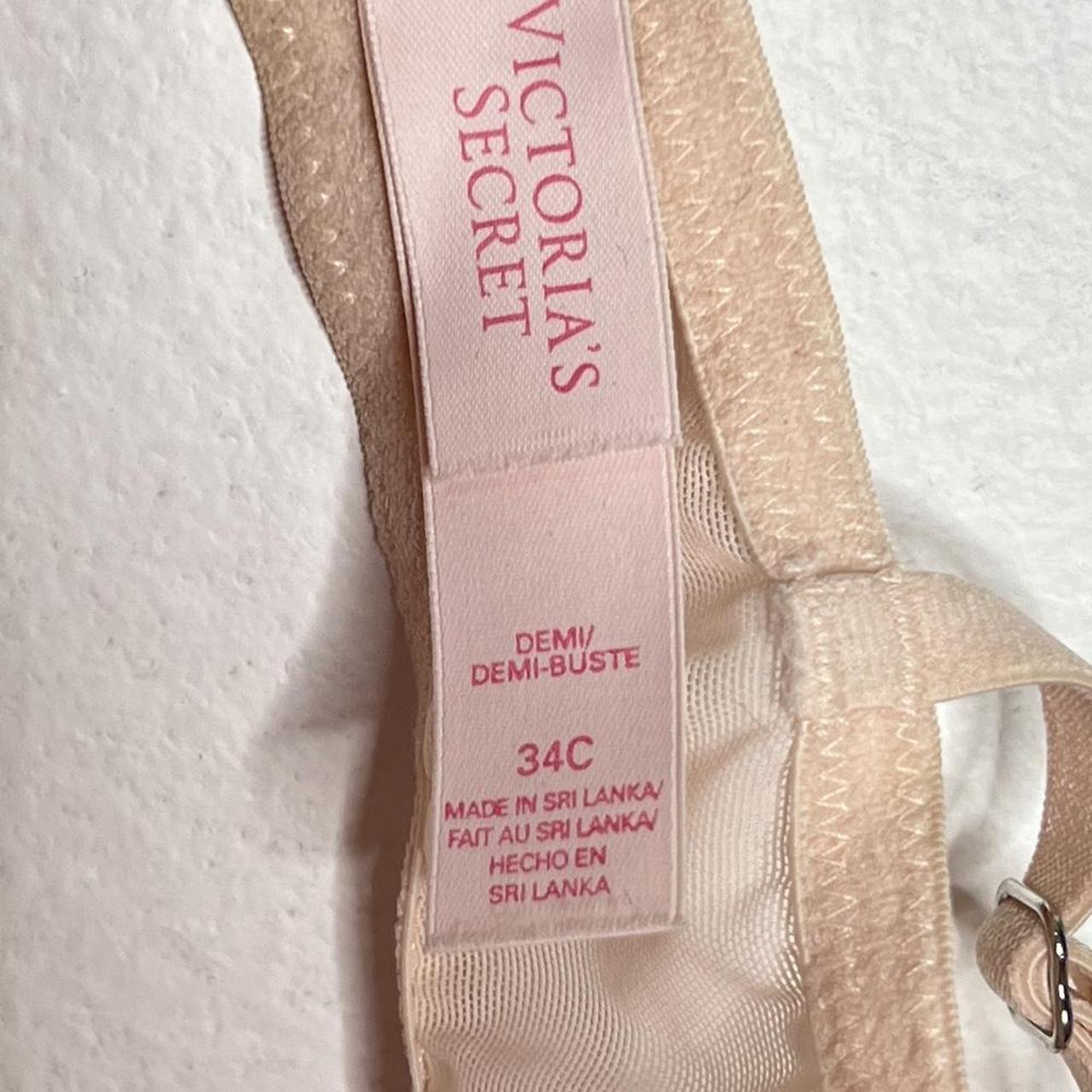 Victoria’s Secret Light Pink/ Multicolored Bra New... - Depop