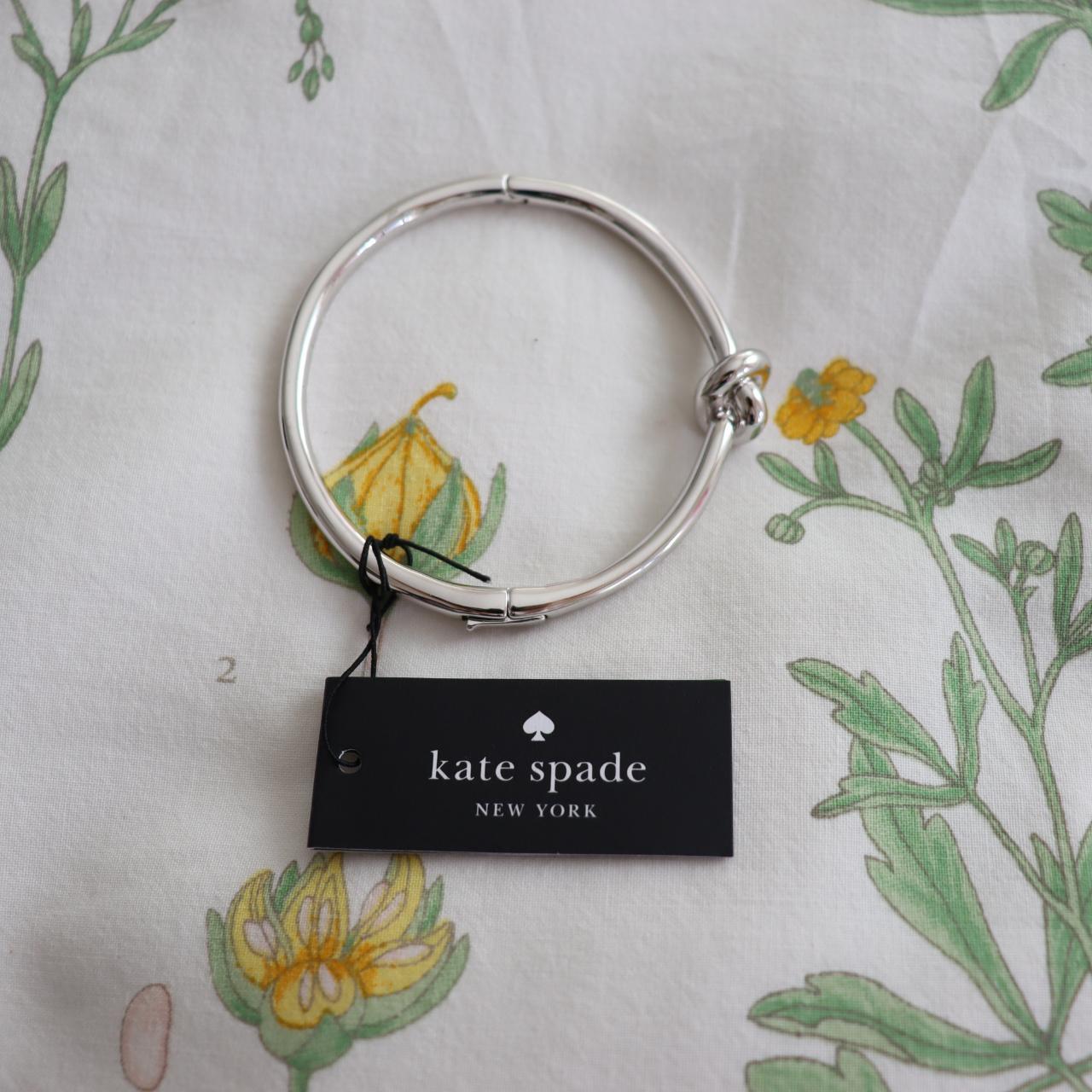 Kate Spade Sailor's Knot Silver Bangle Brand... - Depop