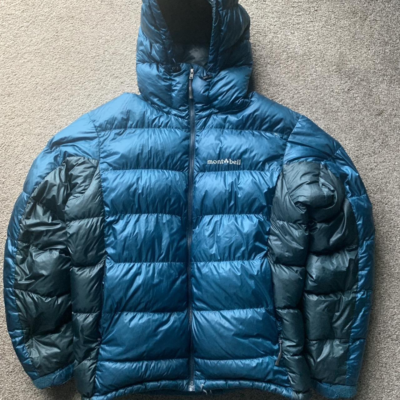 Two Tone Montbell Puffer Jacket Great condition -... - Depop