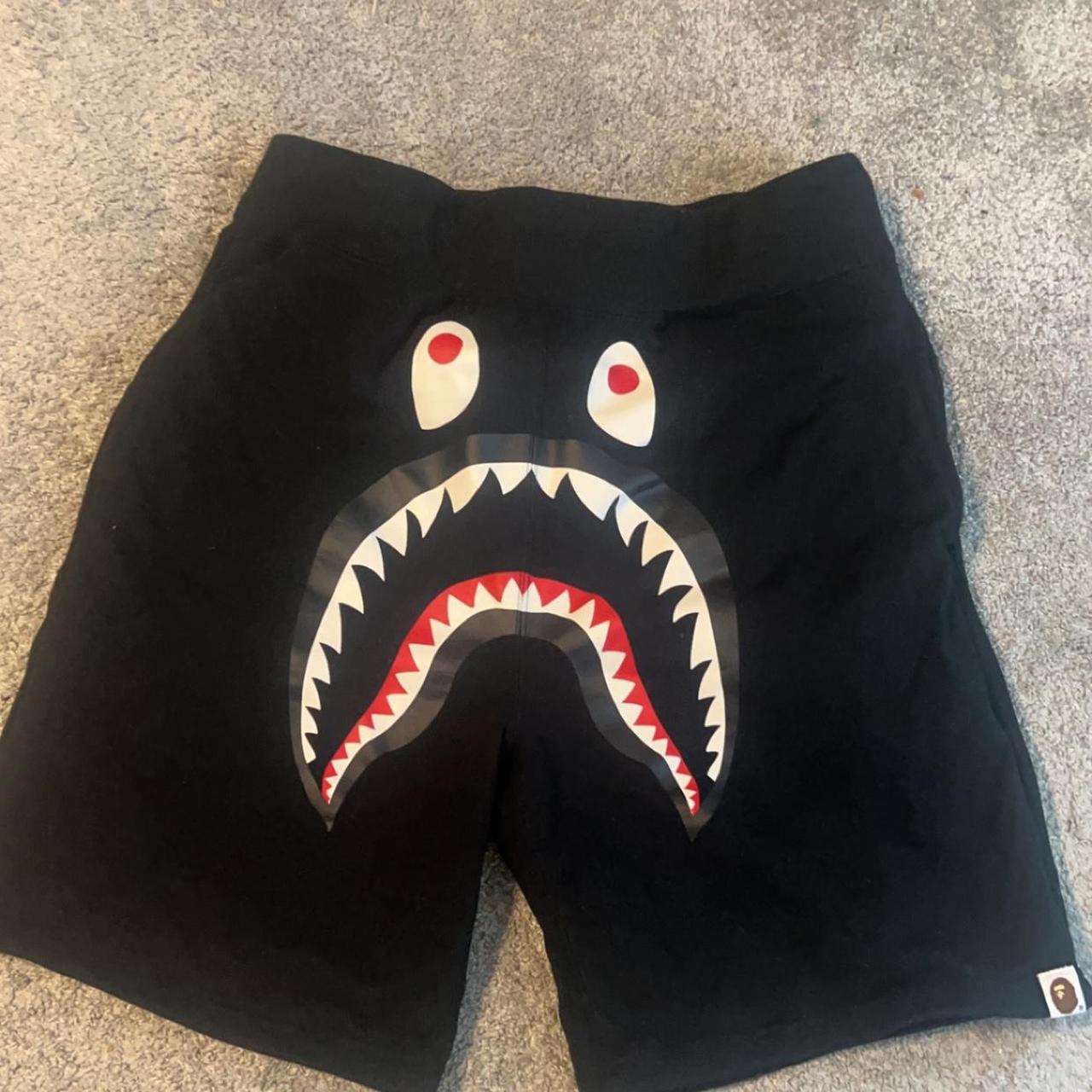 Bathing ape shorts excellent condition worn twice - Depop