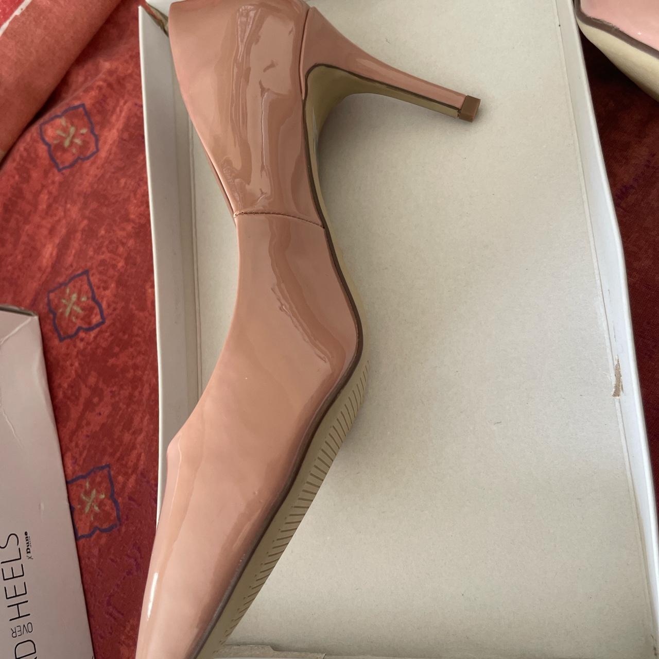 Dune london dusty light pink shiny heels Comes with... - Depop