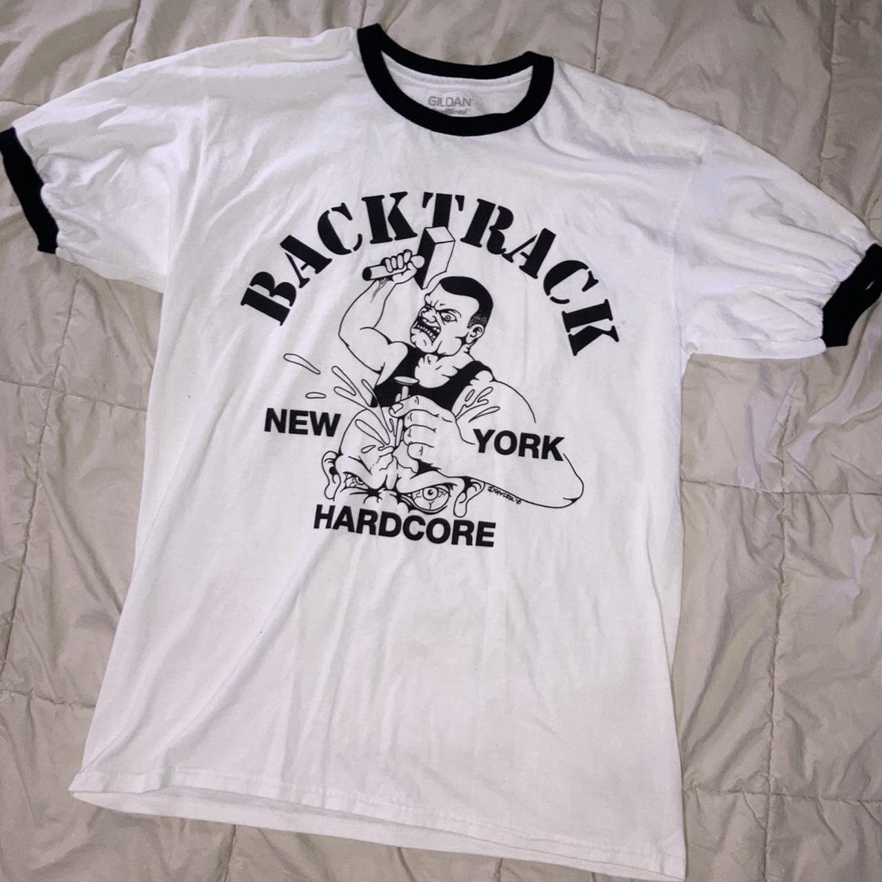 Original unworn Back Track Hardcore band shirt - Depop