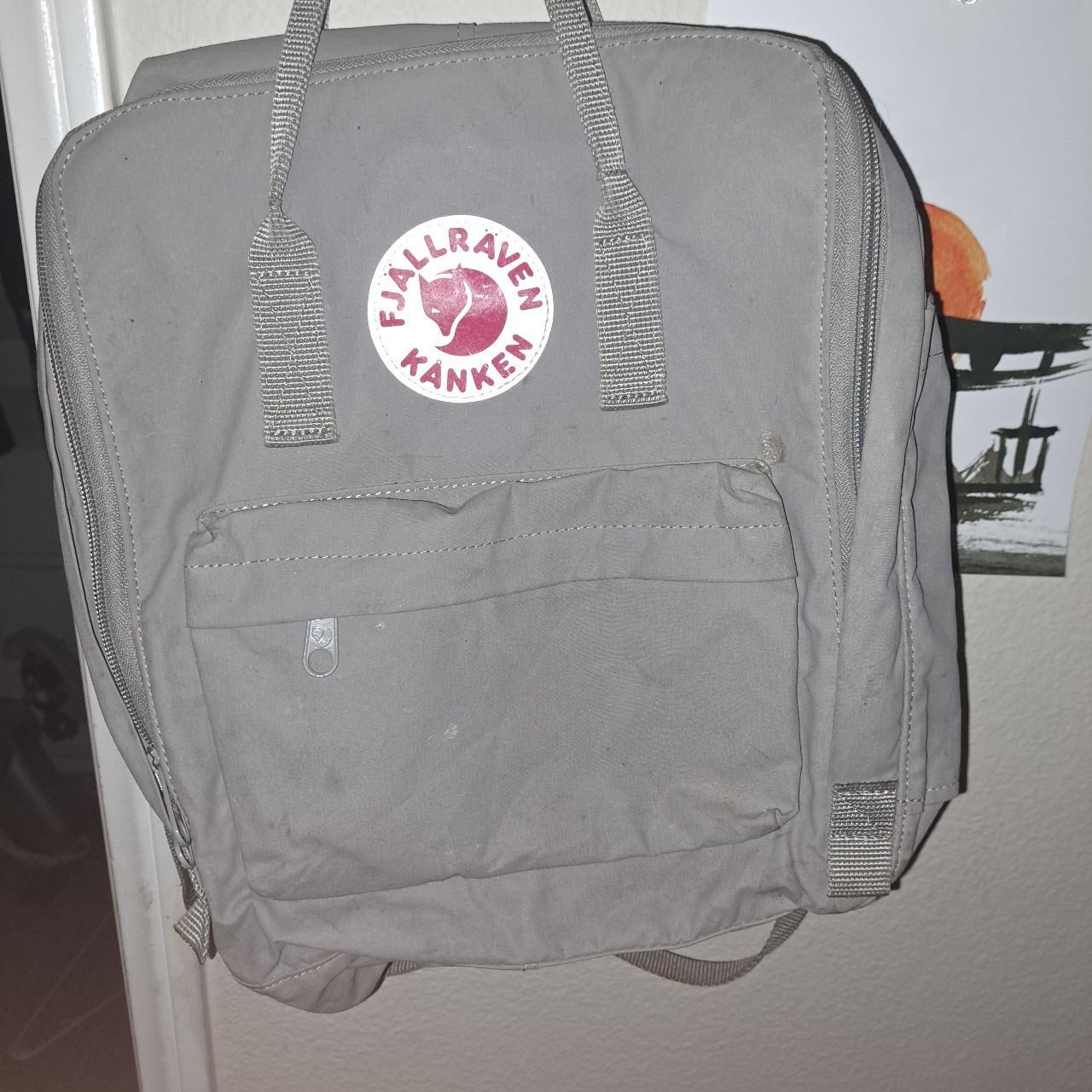 •Full Size Grey Kanken Backpack •Great Condition... - Depop