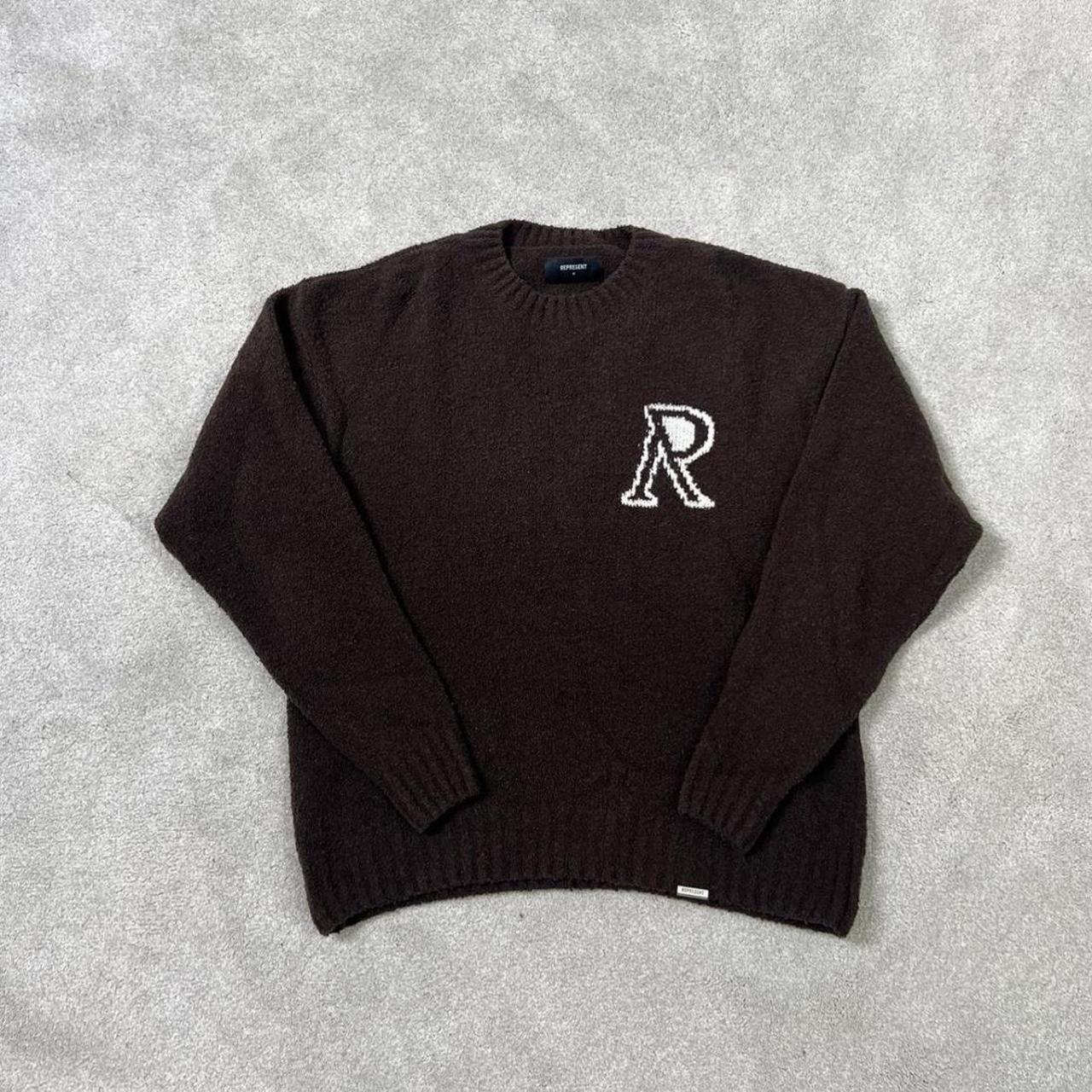 Represent Brown Knit Sweater Barely worn - Excellent... - Depop