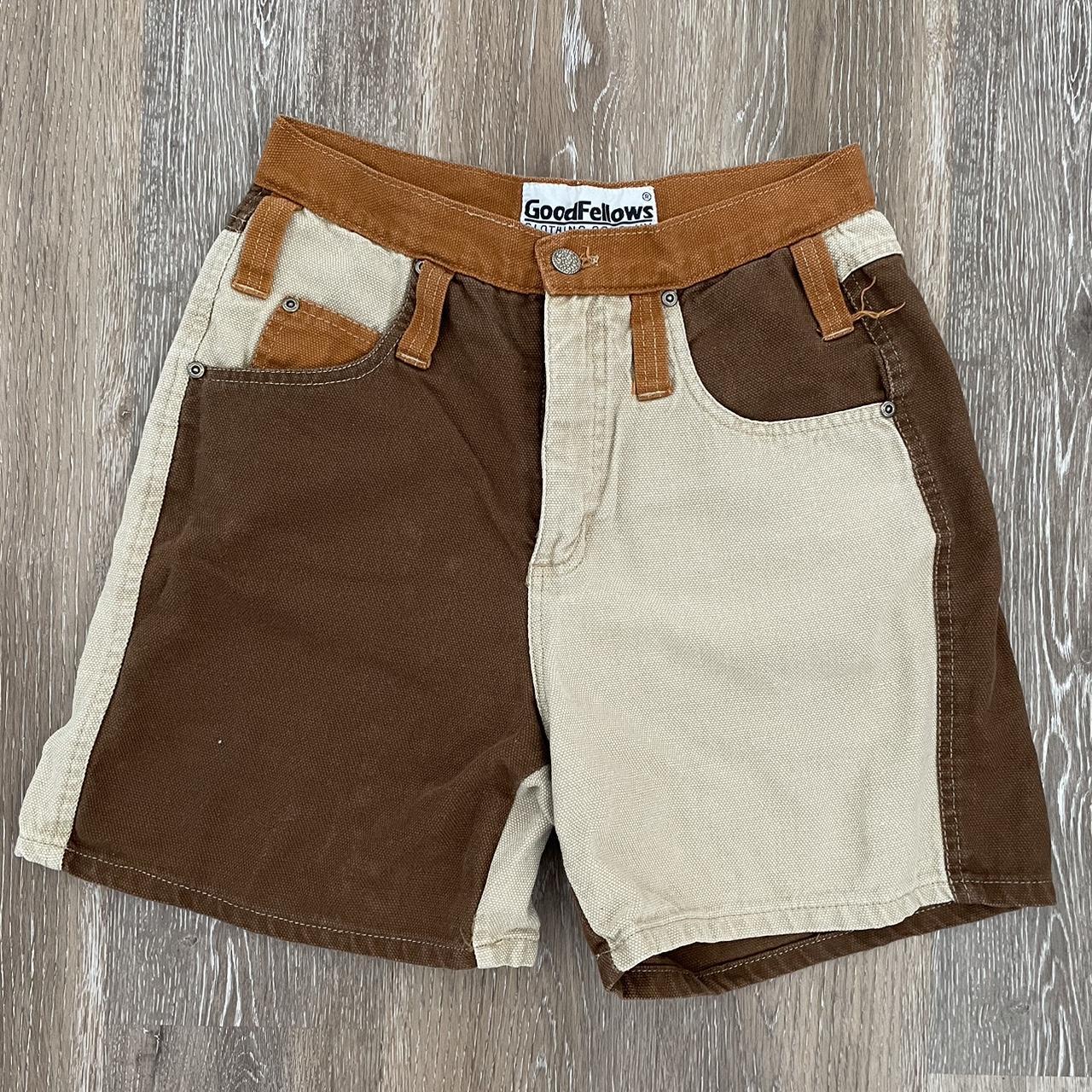 Rare patchwork jorts!⭐️ Super cool goodfellows mid... - Depop