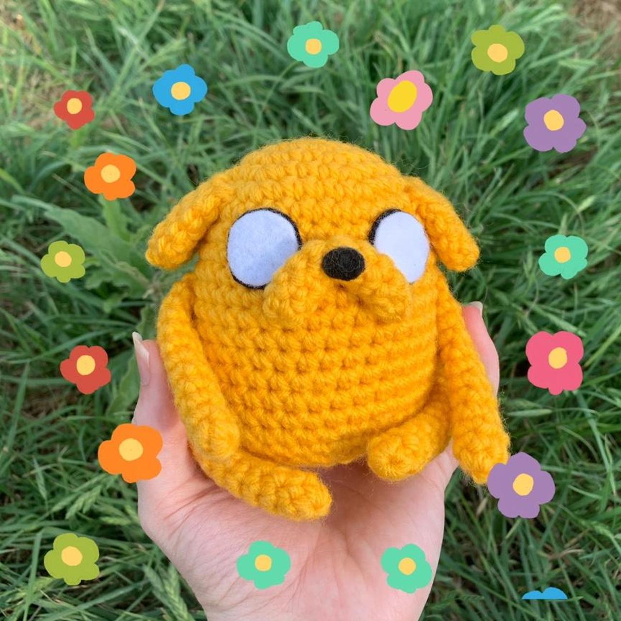 Jake the dog ♡ ♡ adorable crocheted Jake, made by... - Depop