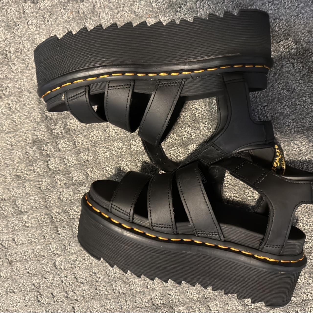 Doc marten Blaire quad platform strappy sandals.... - Depop