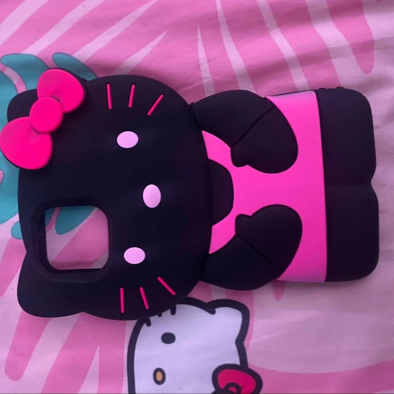 Hello Kitty Black and Pink Phone-cases | Depop