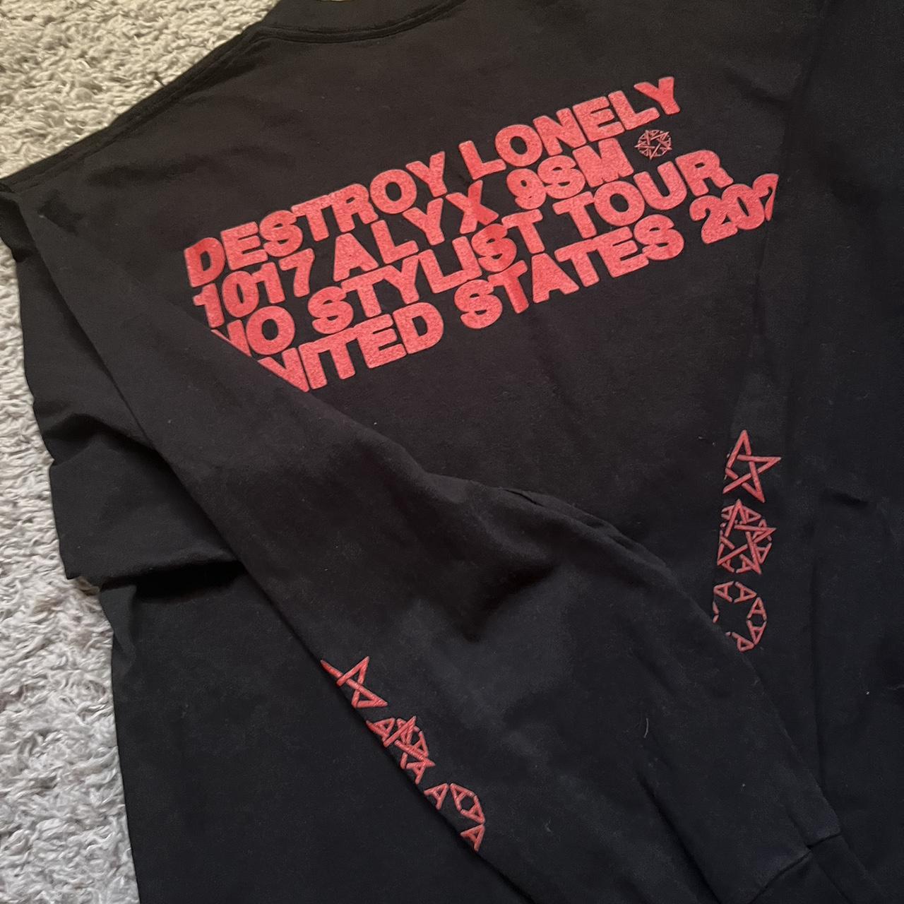 Destroy lonely x Alyx Size M 2023 tour merch Never... - Depop