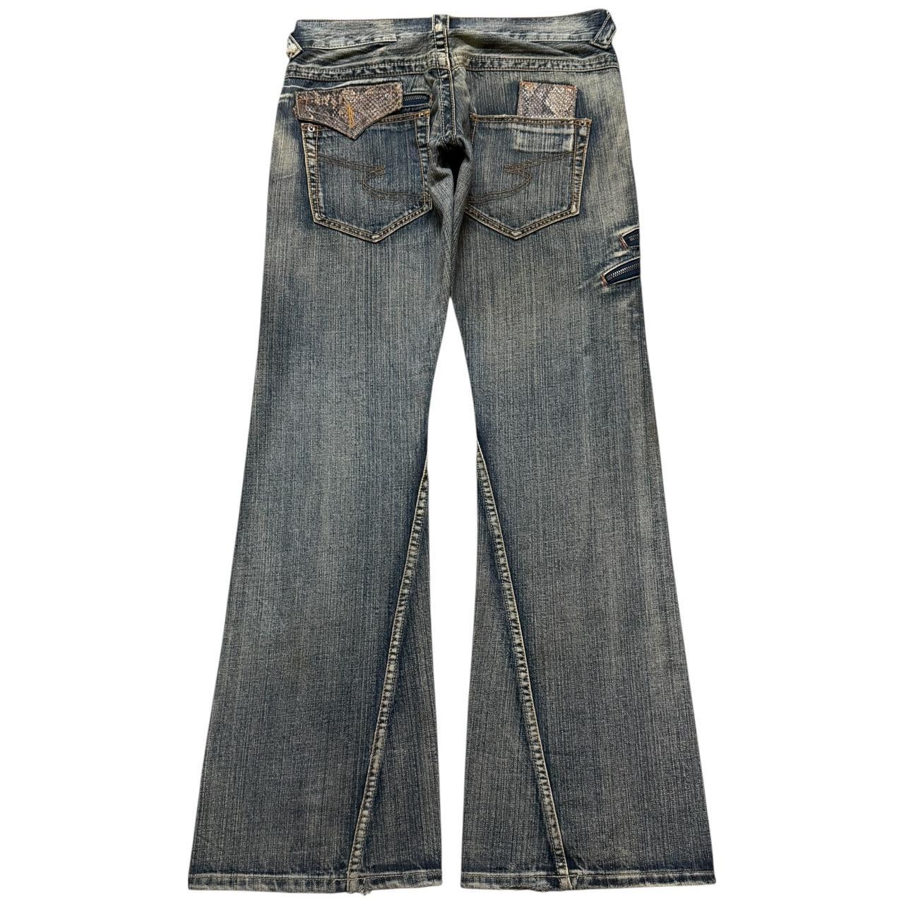 Vintage 90s Japan Semantics Design Mud Wash Snake... | Depop