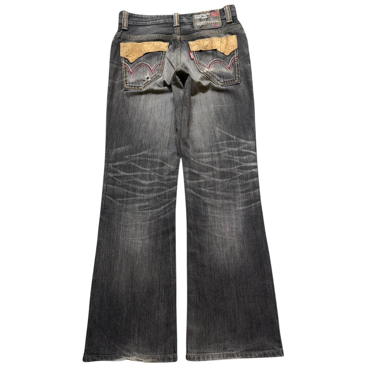 Vintage 90s Edwin XV Mud Wash Faded Whiskers Style... | Depop