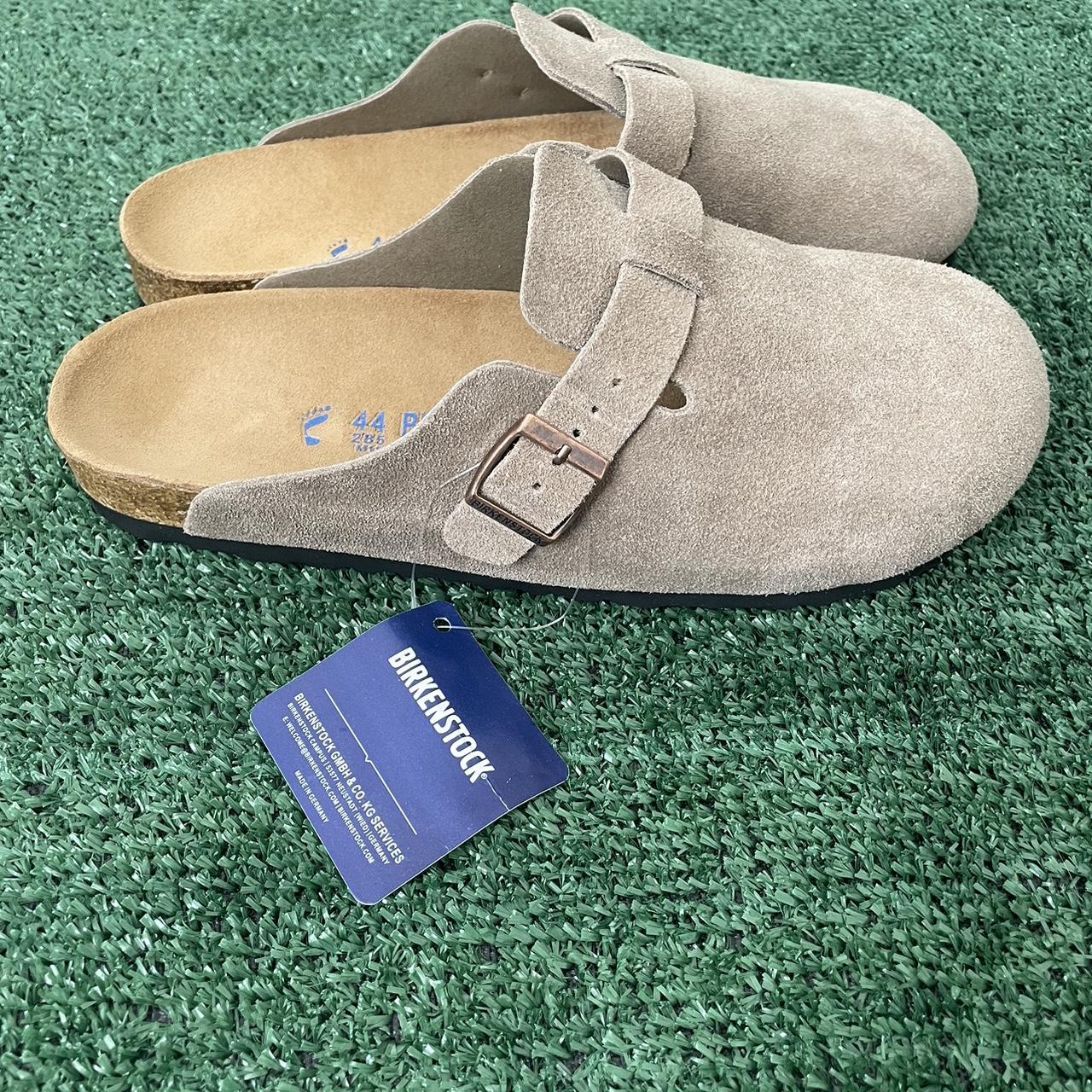 Brand New Birkenstock Boston Clog, Brownish-Greenish... - Depop