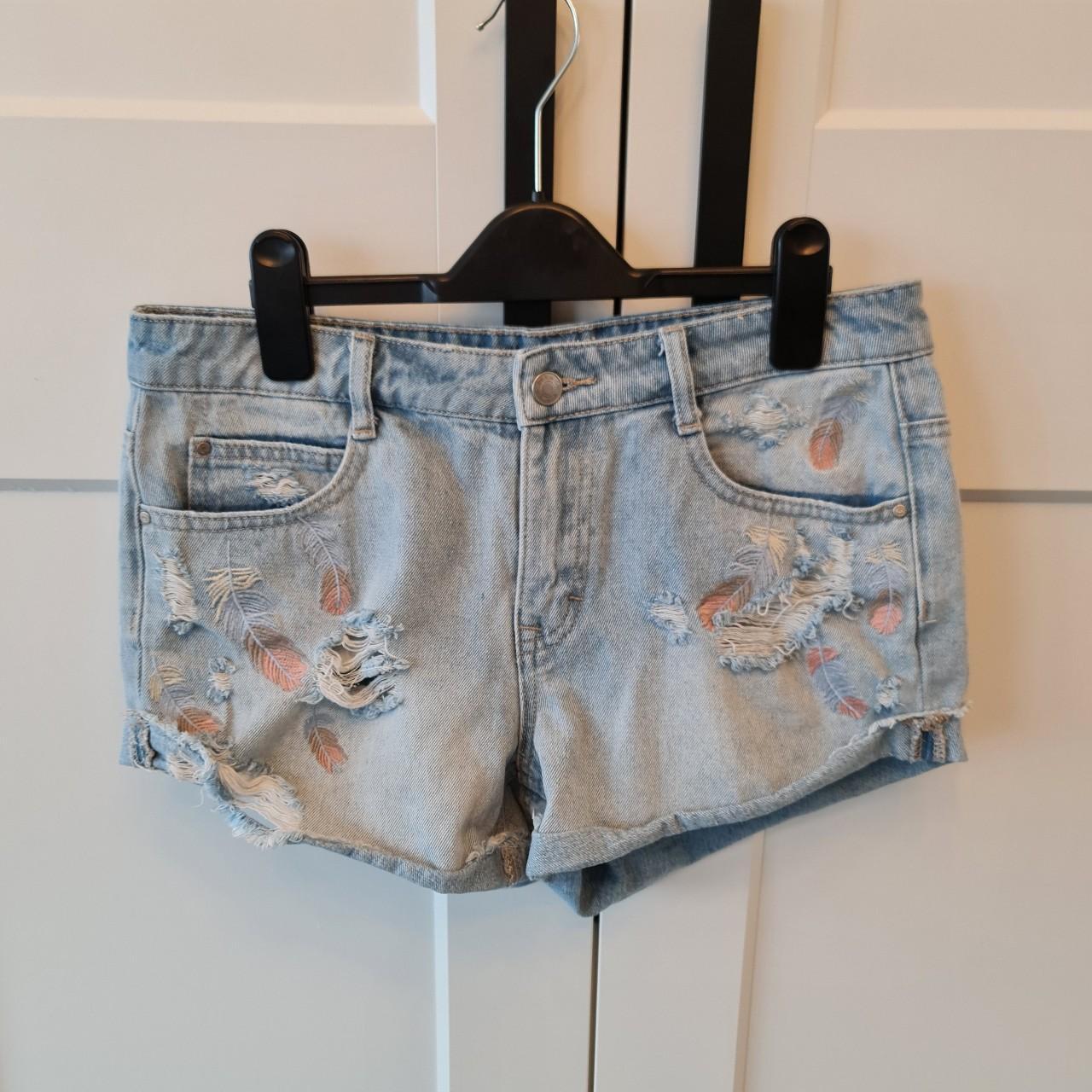 Primark - light blue denim shorts. UK size 10.... - Depop