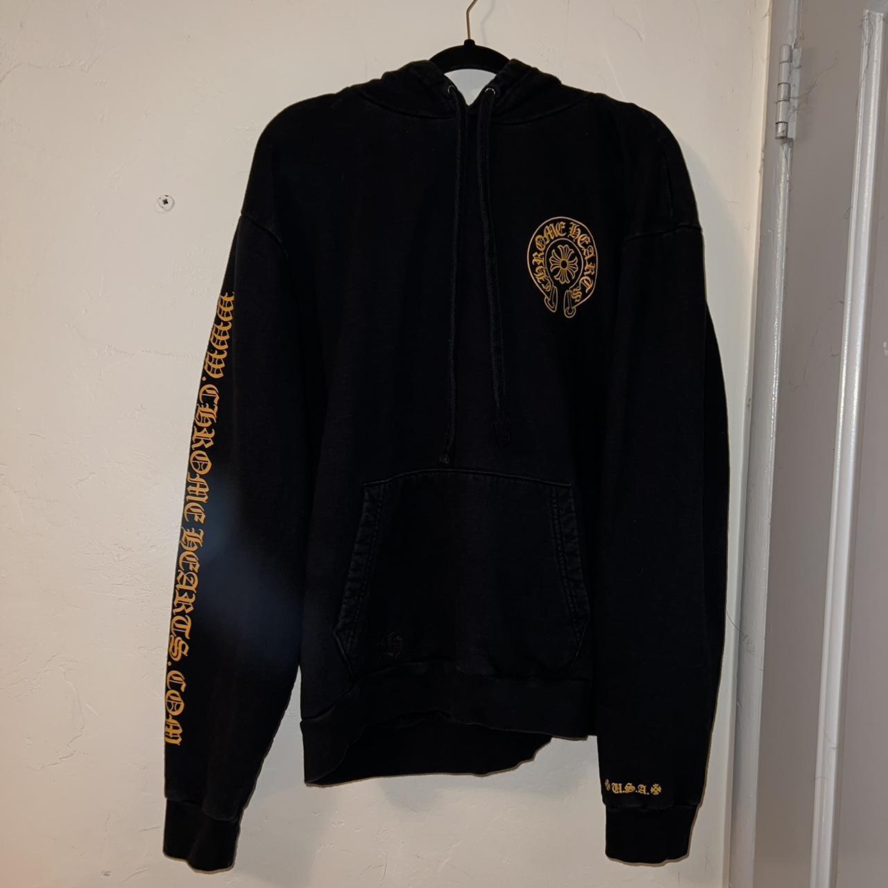 Chrome hearts size large hoodie Great condition!... - Depop