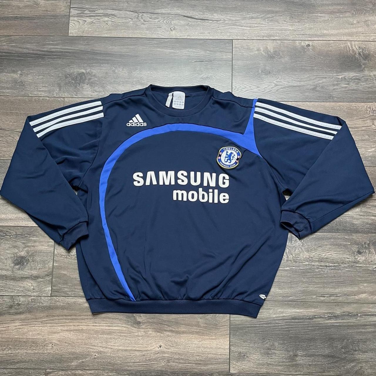 Chelsea Adidas 2007 Training Jumper Authentic... - Depop