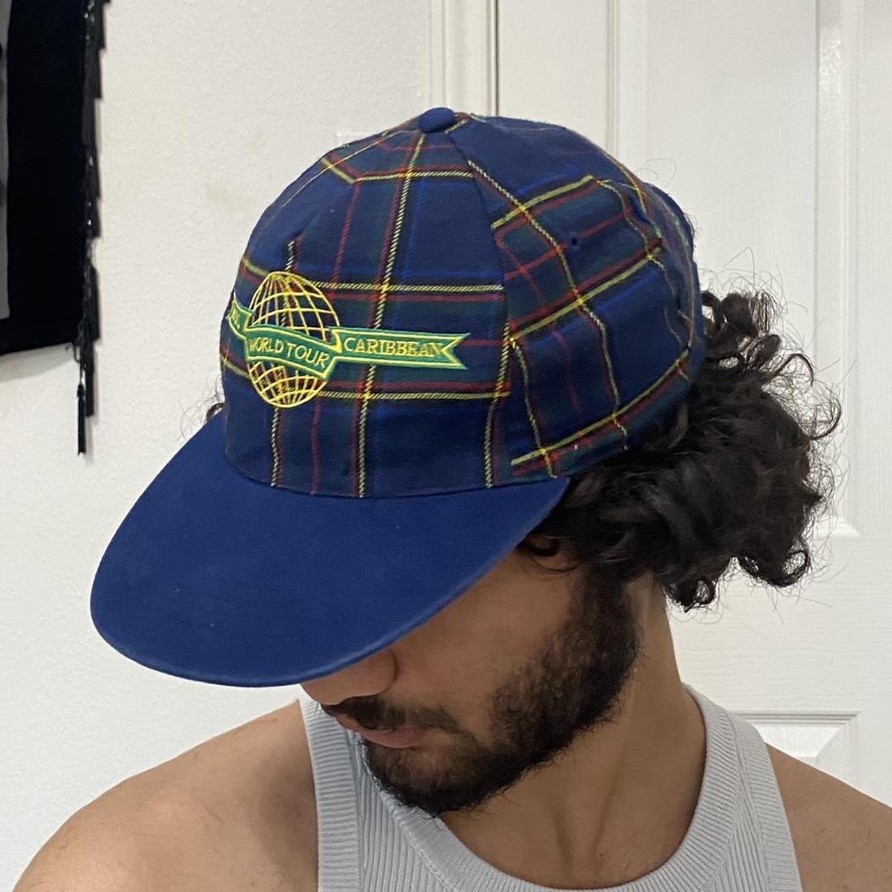 blue royal world tour caribbean dad hat - Depop