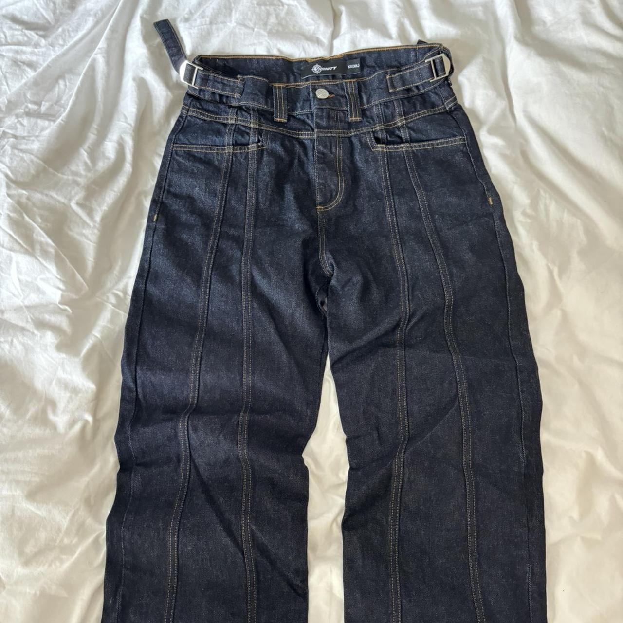 Vicinity Raw denim jeans 30L - Depop