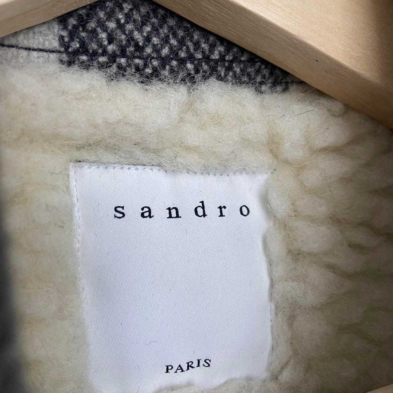 Sandro authentic WOOL sheepskin lined ... - Depop