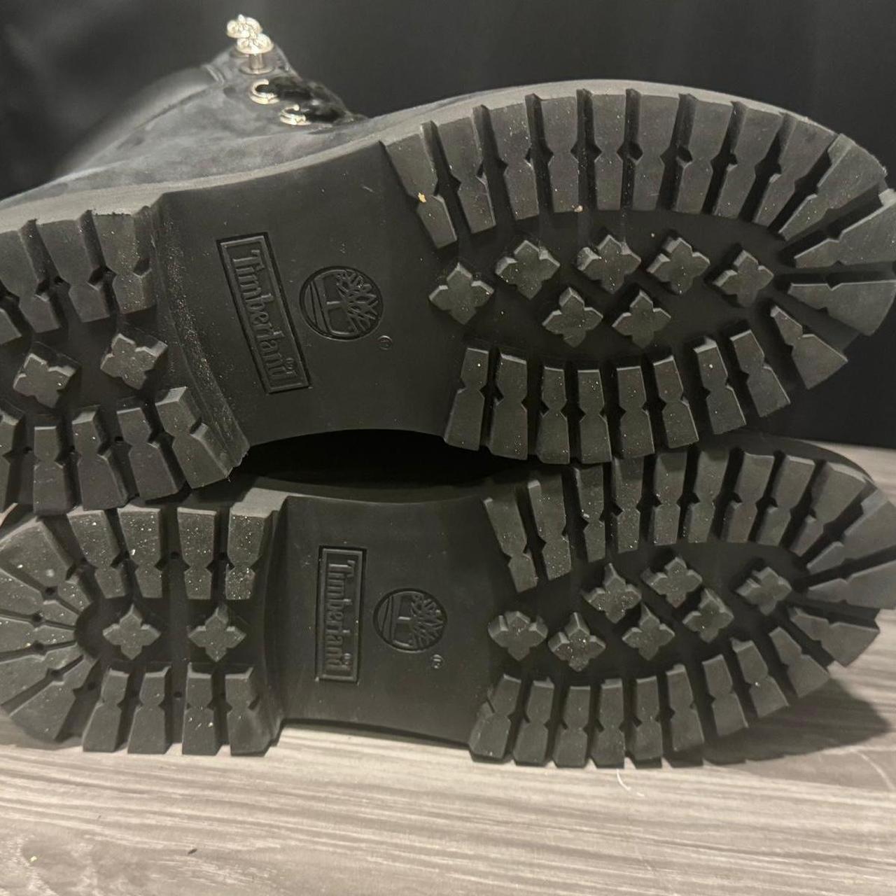 Chrome Hearts Timberlands size-9 MEN has space can... - Depop