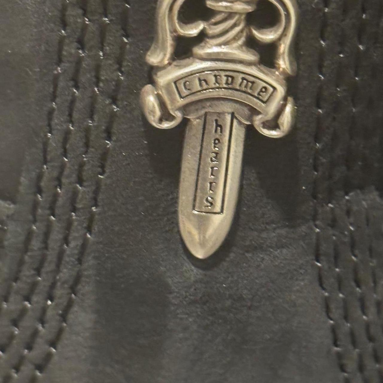 Chrome Hearts Timberlands size-9 MEN has space can... - Depop