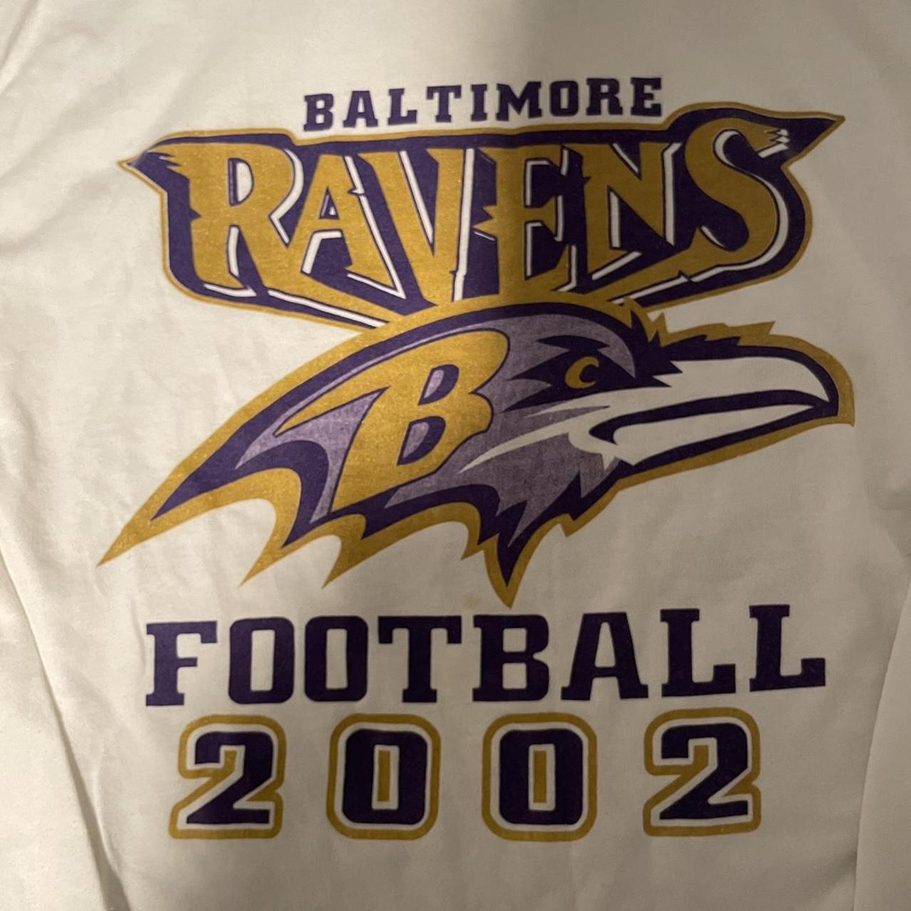 Vintage 2002 Ravens Long sleeve Has sick graphic on... - Depop