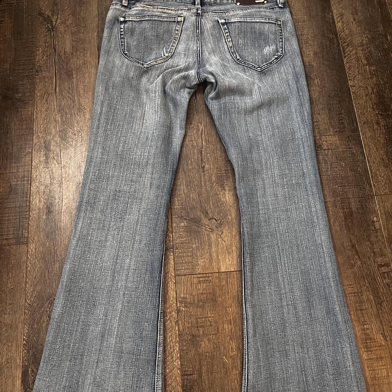 Vintage y2k 2000s diesel blue boot cut denim jeans... | Depop