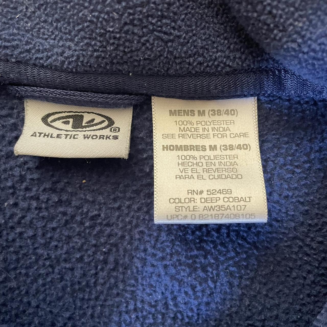 Very nice blue zip up fleece As a boxy fit Size M... - Depop